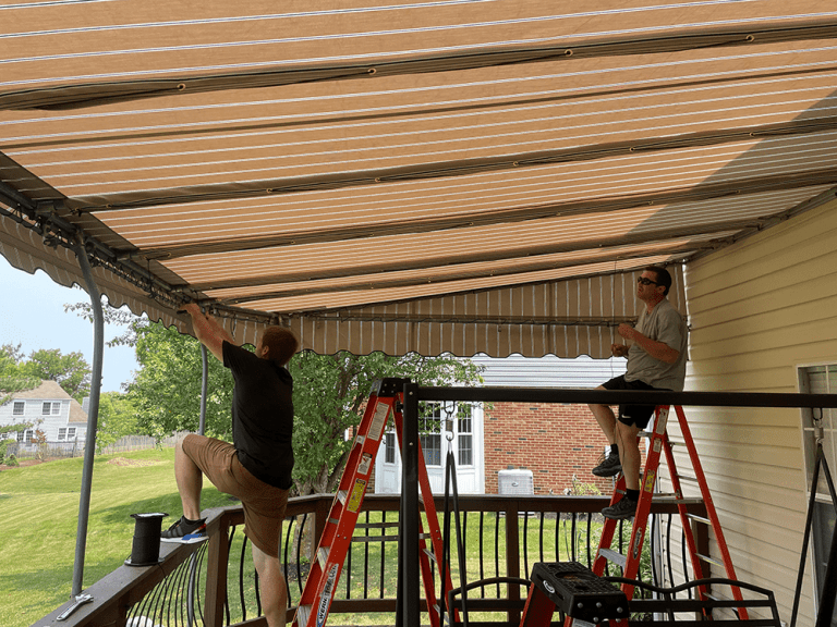 Patio And Deck Awning Gallery Country Canvas Awnings