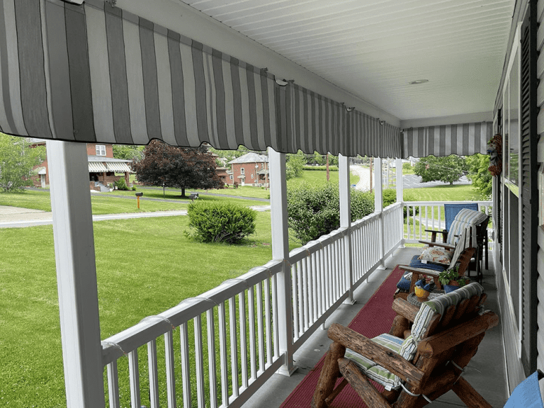Porch Valance Window Gallery | Country Canvas Awnings